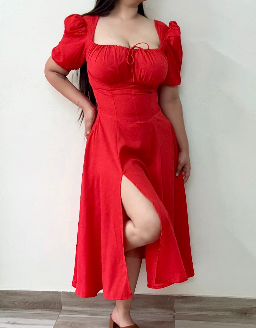 Cinderella Red Rose Sundress – SELCOUTH
