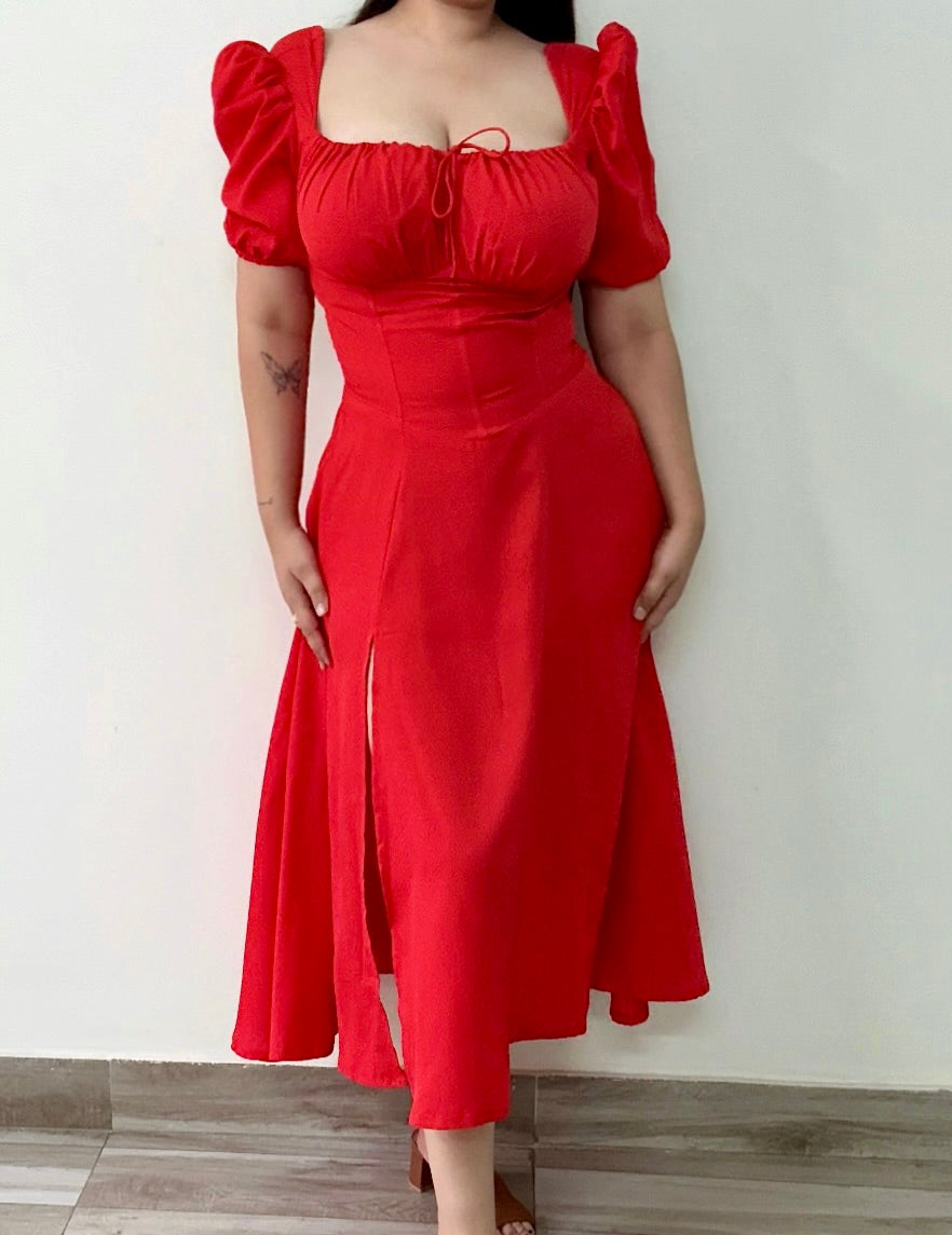 Cinderella Red Rose Sundress – SELCOUTH